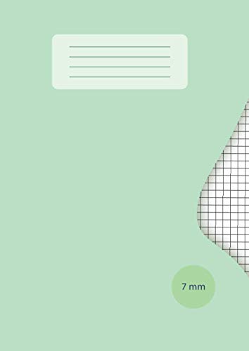 Maths Exercise Book A4 7mm: A4 School Exercise Book,7mm (0.7cm) Squared ...