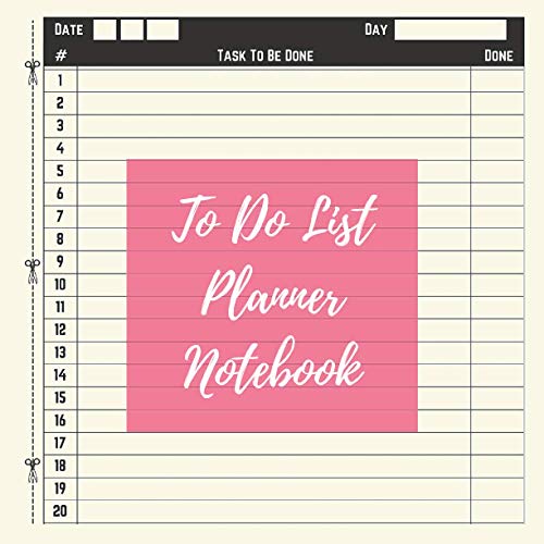 To Do List Planner Notebook: Action Planner Notebook, Things to Do ...