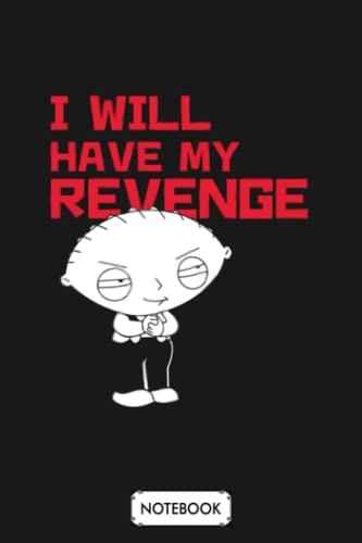 I Will Have My Revenge Cartoons Notebook: Planner, Lined College Ruled ...