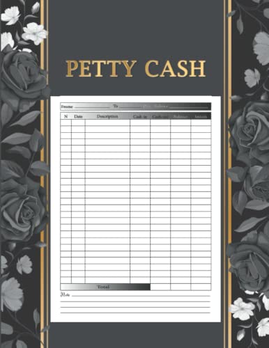 Petty Cach: Simple Notebook for Petty Cash Record and Cash Ledger ...