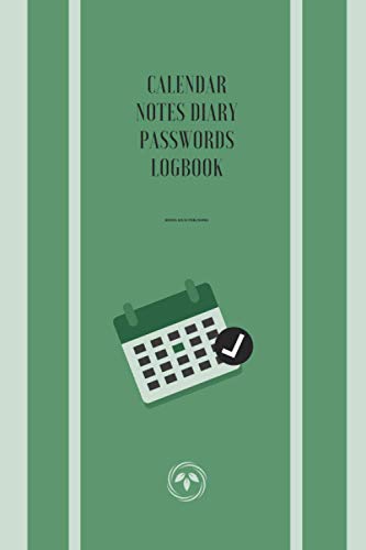 Calendar Notes Diary Passwords Logbook: The Personal Internet Address ...