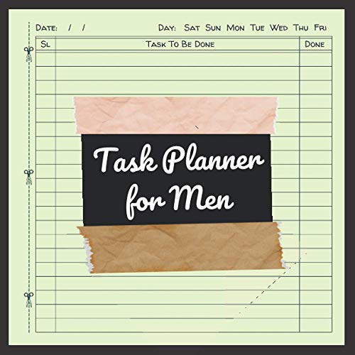 Task Planner for Men: To Do List Notepad, To Do List Pad Daily, With ...
