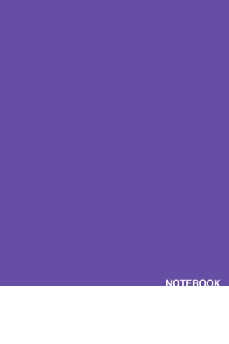 Notebook: Simple & Minimal Ultra Violet Purple Composition Notebook ...