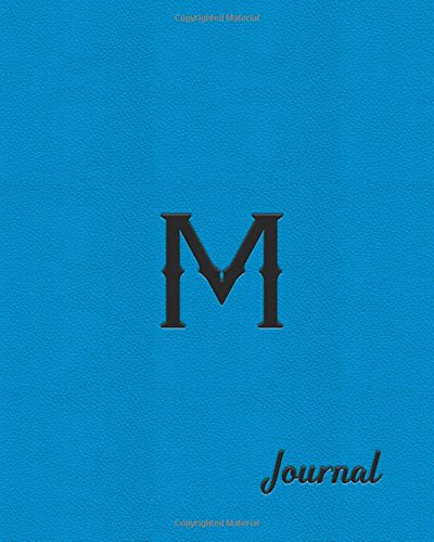 M Journal: Beautiful Light Blue Writing Journal Designed to Resemble ...