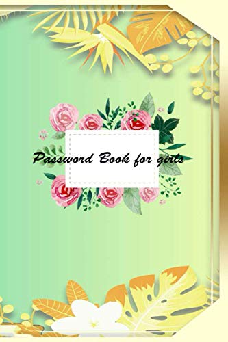 Password book for girls: password book for girls, boy with the cool ...