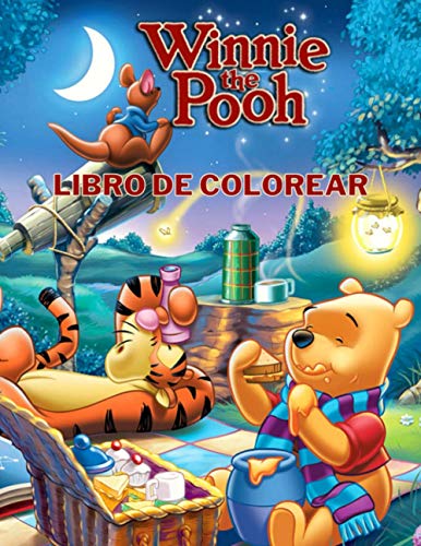 Winnie The Pooh Libro De Colorear: Regalo perfecto para los fanáticos ...