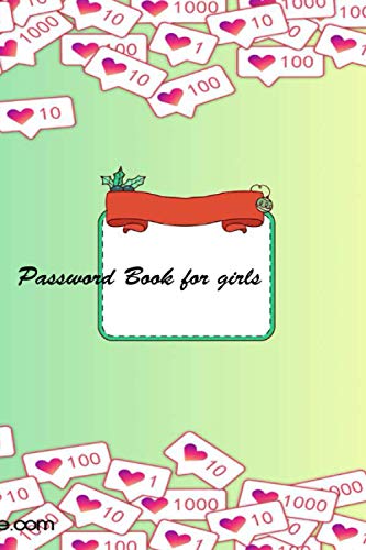 Password book for girls: password book for girls, boy with the cool ...