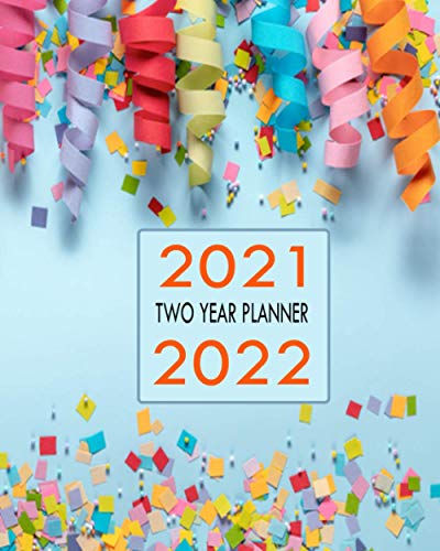 2021-2022 TWO YEAR PLANNER: 24 Months Agenda Planner with Holiday | 2 ...