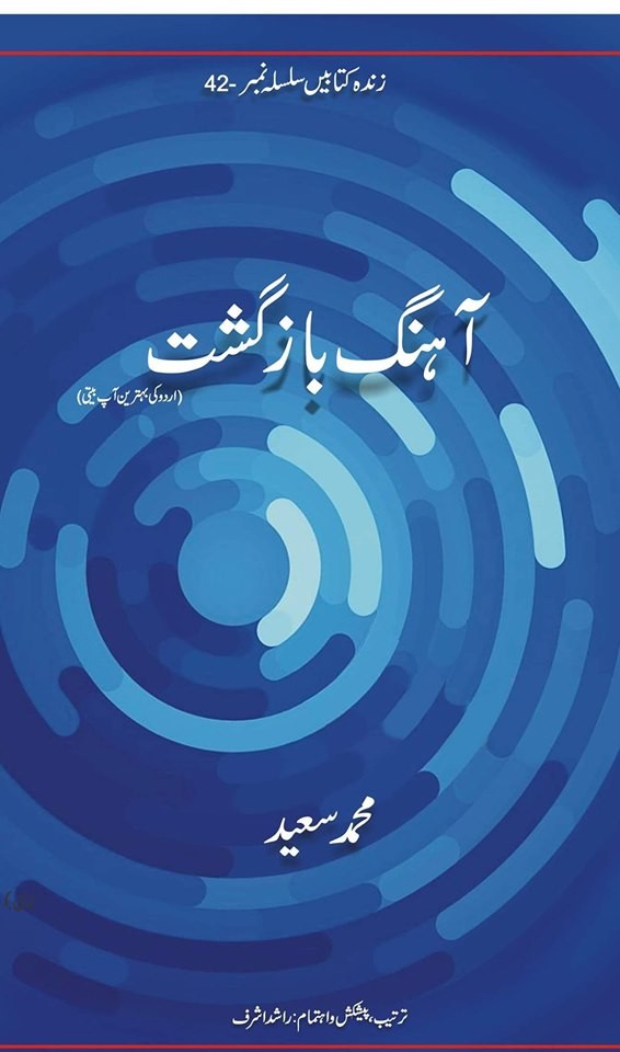 آہنگ بازگشت by Maulvi Muhammad Saeed | Goodreads