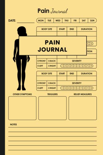 Pain Journal: For Men, Women To Monitoring Headache Triggers, Relief ...