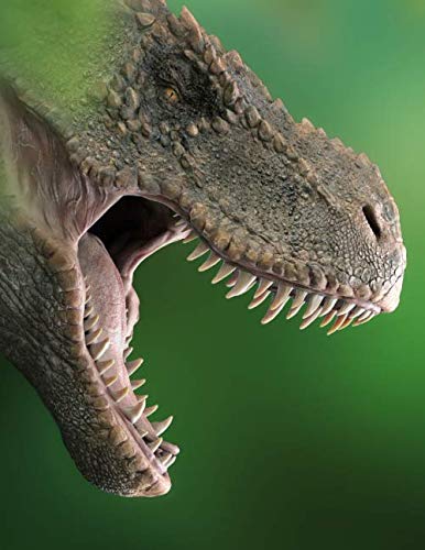 T-Rex Journal: Dinosaur-themed college ruled notebook - Tyrannosaurus ...