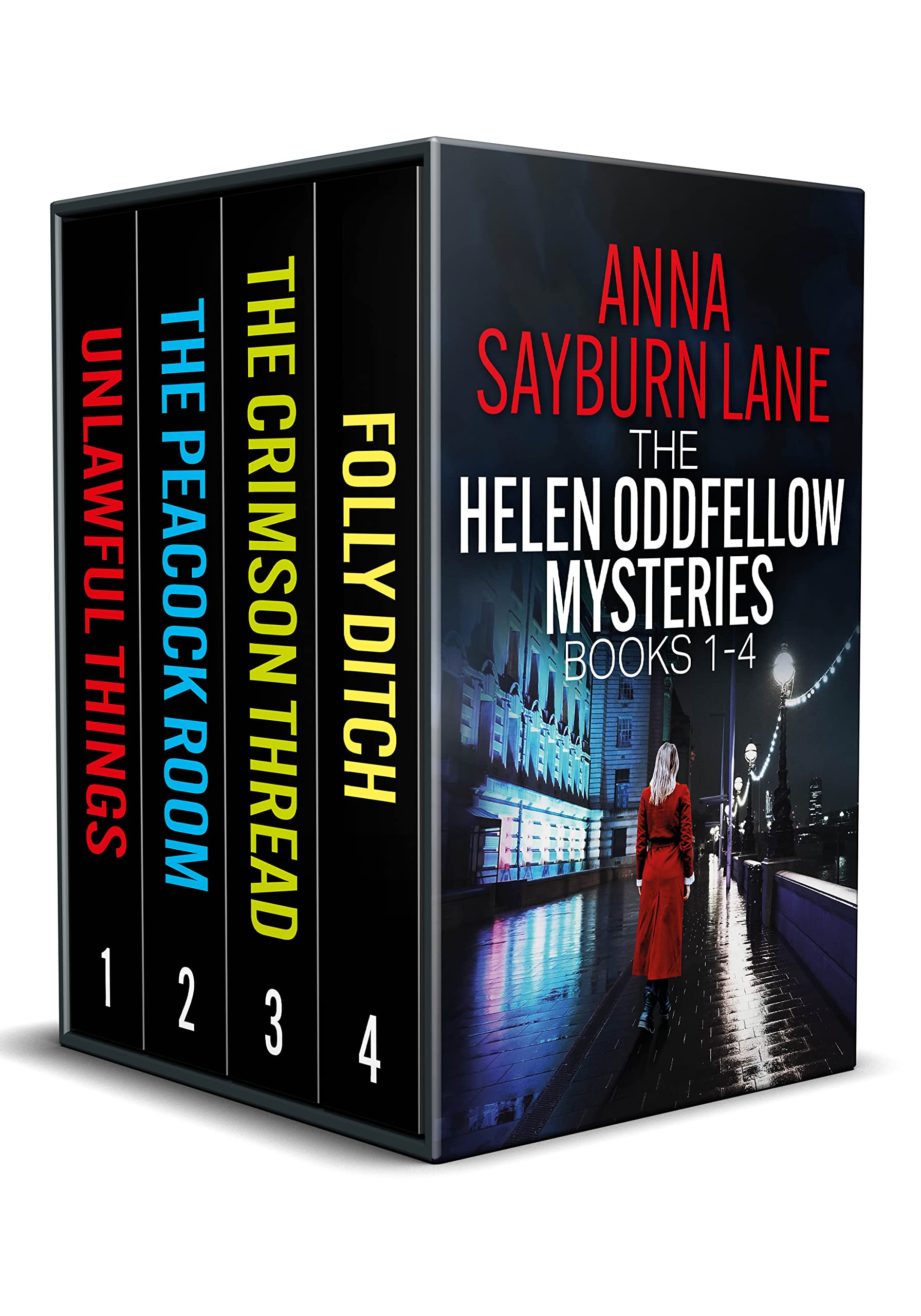 The Helen Oddfellow Mysteries: Books 1 to 4 by Anna Sayburn Lane ...