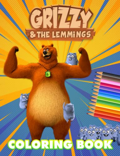 Grizzy and The Lemmings Coloring Book: Interesting coloring book ...