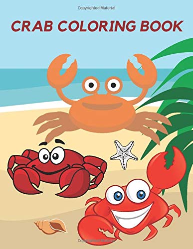 Crab Coloring Book: Crabs Coloring Pages For kids| Children Activity ...