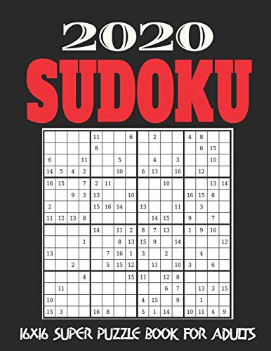 16X16 Sudoku Puzzle Book for Adults: Stocking Stuffers For Men: The ...