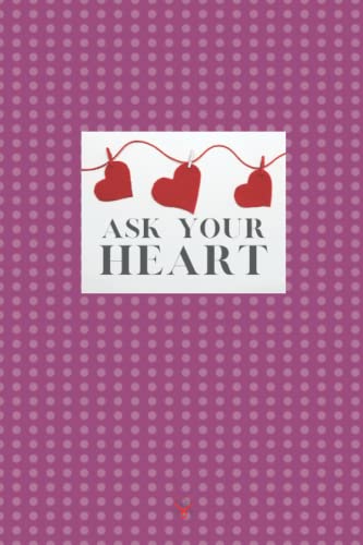 Magenta Hearts Notebook/Journal with heart messages to inspire your day ...