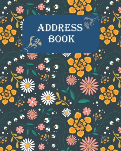 Address Book: Large Print Address Book with Alphabetical Tabs, Funny ...