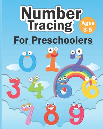 Number Tracing book for Preschoolers: Number tracing books for kids ...