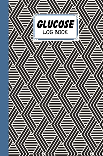 Glucose Log Book: Blood Sugar Log Book Striped Cover, Diabetes Tracker ...