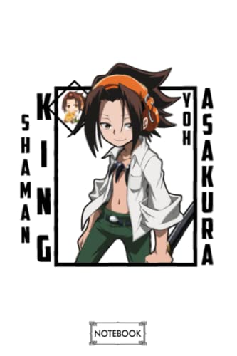 Shaman King Yoh Asakura Shamanking Notebook: Matte Finish Cover ...