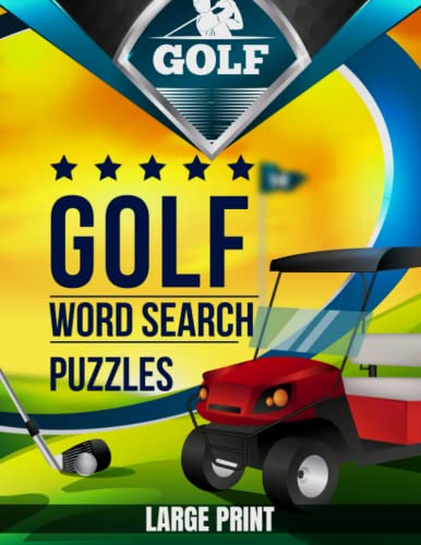 Golf Word Search Puzzles: The Big Book Of Golf Word Search | 80 Golfing ...