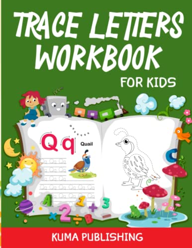 Trace Letters Workbook For Kids: Preschool Writing Practice Book ...