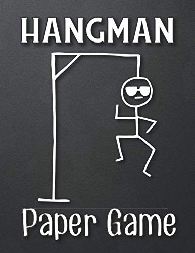Hangman Paper Game: The Ultimate Hangman Brain Game Book , Funny ...