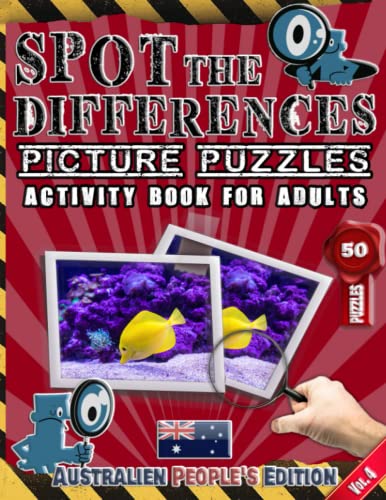 Spot the Differences : Picture Puzzles - Activity Book for Adults ...