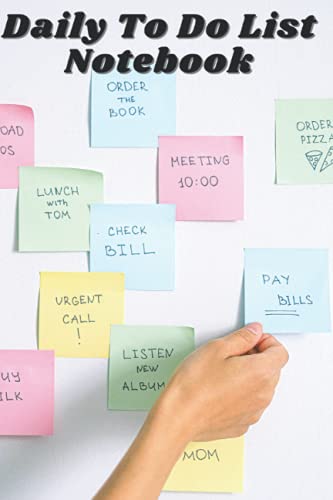 Daily TO DO List Notebook: All in one notebook for maintaining priority ...