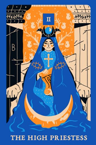 The High Priestess: tarot card journal (100 page, 6x9 size) lined ...