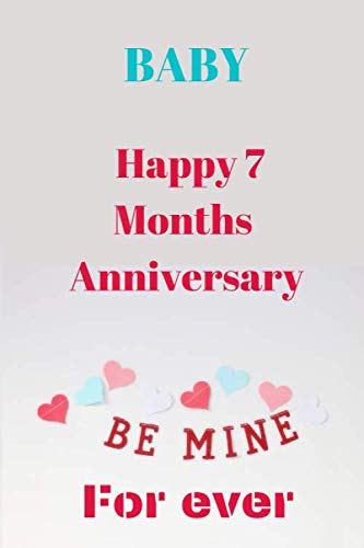Happy 7 months anniversary: NOTEBOOK 100 PAGES AND 6 BY 9 INCHES by ...