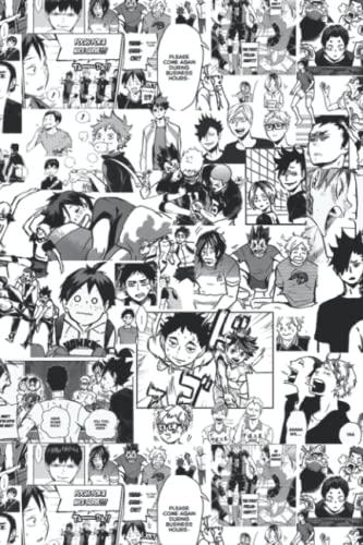 Haikyuu!! - Manga Collage Notebook: Journal Notebook For Adults And ...