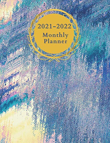 2021-2022 Monthly Planner: 2 Year Monthly Planner | 24 Month Calendar ...