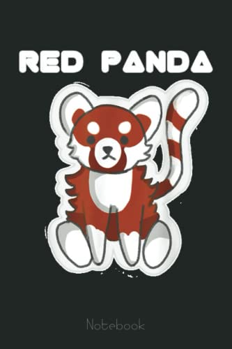 Cute Red Panda Notebook: Cute Red Panda 110 Pages Class Note Taker ...