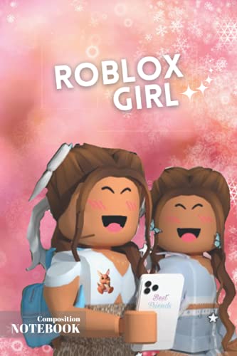Roblox Girl Composition Notebook: Journal, Diary, Notebook For Roblox ...