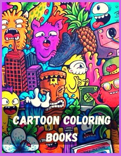 CARTOON COLORING BOOKS: Anxiety CARTOON Coloring Books For Adults And ...
