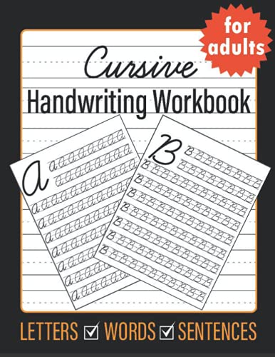 Cursive Handwriting for Adults: Learn Cursive Writing for Adults by ...