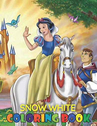 Snow White coloring book: coloring books for kids 3-8 winter coloring ...