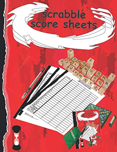 Scrabble Score Sheet: Large Scrabble Game Score sheets (8.5x11in) -140 ...