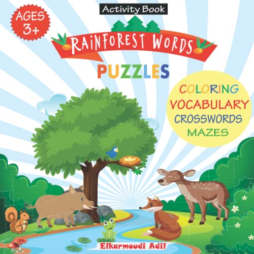 Rainforest words Activity Book for kids: Keep your kids busy ...