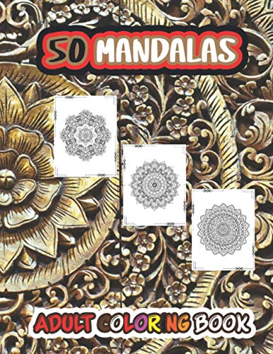 50 Mandalas Adults coloring book: 50 Different Mandalas by Robert Smith ...