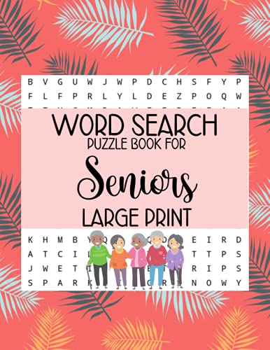 Word Search Puzzle Book for Seniors Large Print: Easy Word Find Puzzles ...