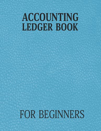 Accounting Ledger Book For Beginners: Leather Accounting Ledger Book ...