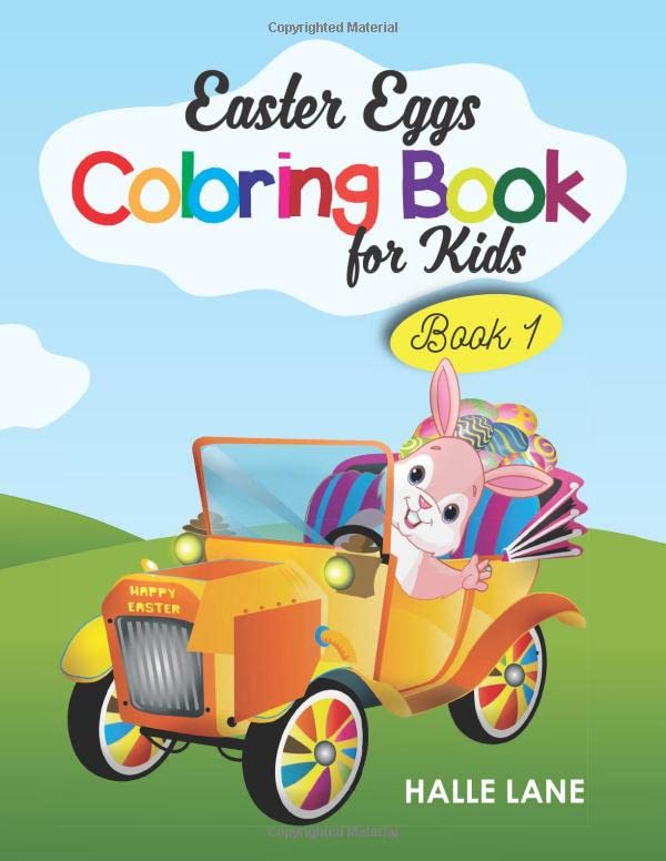 Easter Eggs Coloring Book For Kids (Book 1): Super Fun, Easy & Cute ...