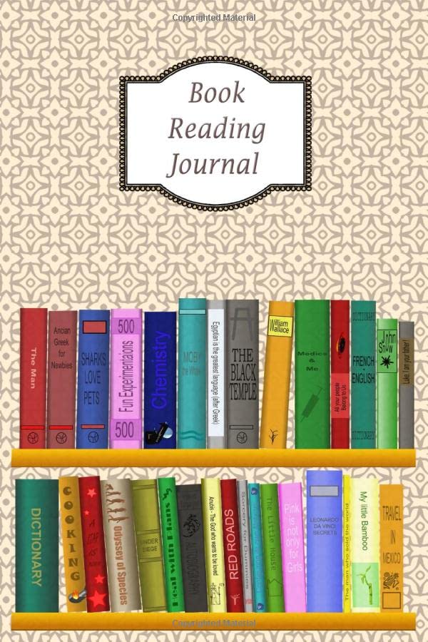 Book Reading Journal: Book Lovers Review Notebook, 6 x 9 Inches,120 ...