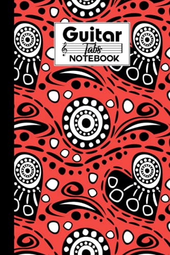 Guitar Tab Notebook: Premium Hearts Cover Guitar Tab Notebook, Music ...