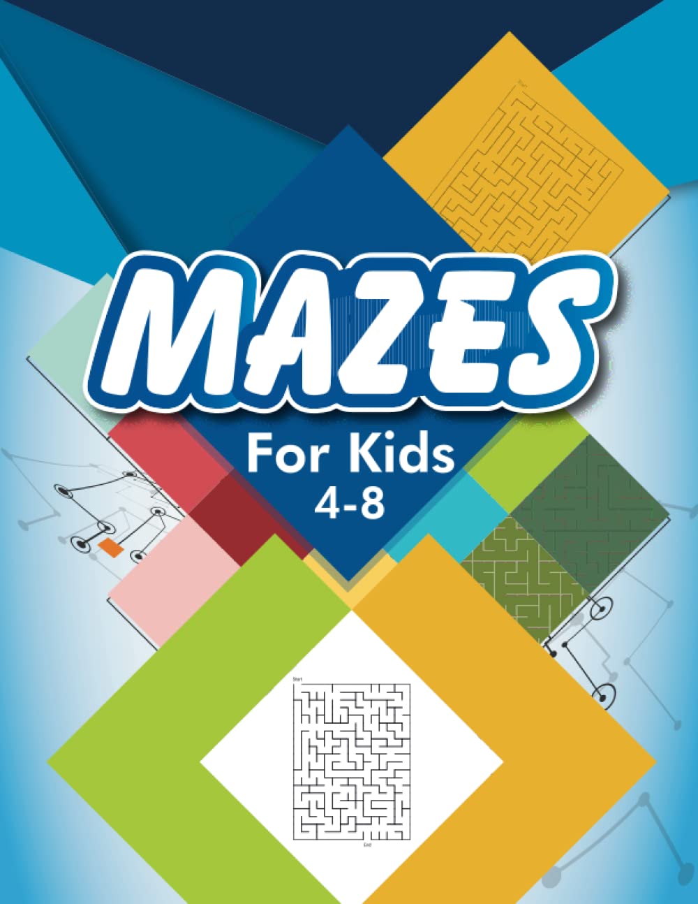 Mazes For Kids: Maze Activity Book For Kids| Workbook for Games ...