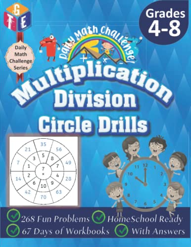 Daily Math Challenge: Multiplication and Division - Circle Drills ...