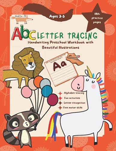 ABC Letter Tracing: Handwriting Preschool Workbook with Beautiful ...