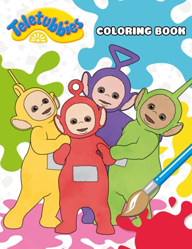 Teletubbies coloring book: Perfect Coloring Book For Adults and Kids ...